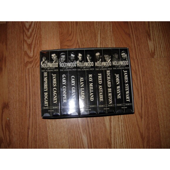 Media | Hollywood Legends The Leading Men 1 Hollywood Classics Vhs Set ...
